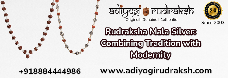 Rudraksha Mala Silver malas – Adiyogi Rudraksh & Adiyogi Gemstones